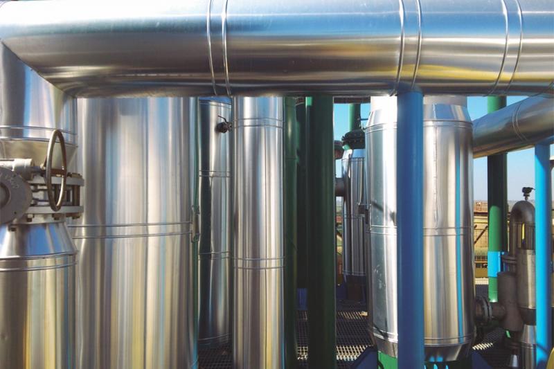 Instalação de isolamento térmico